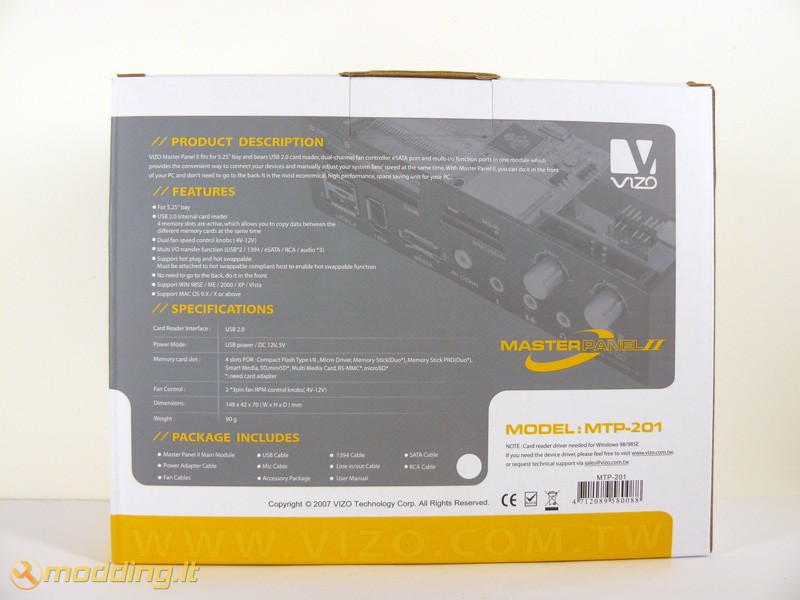 Vizo Master Panel II